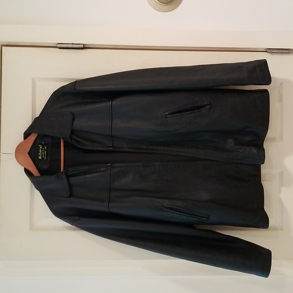 Moon H.S. | Jackets & Coats | Leather Jacket Zipper Front | Poshmark